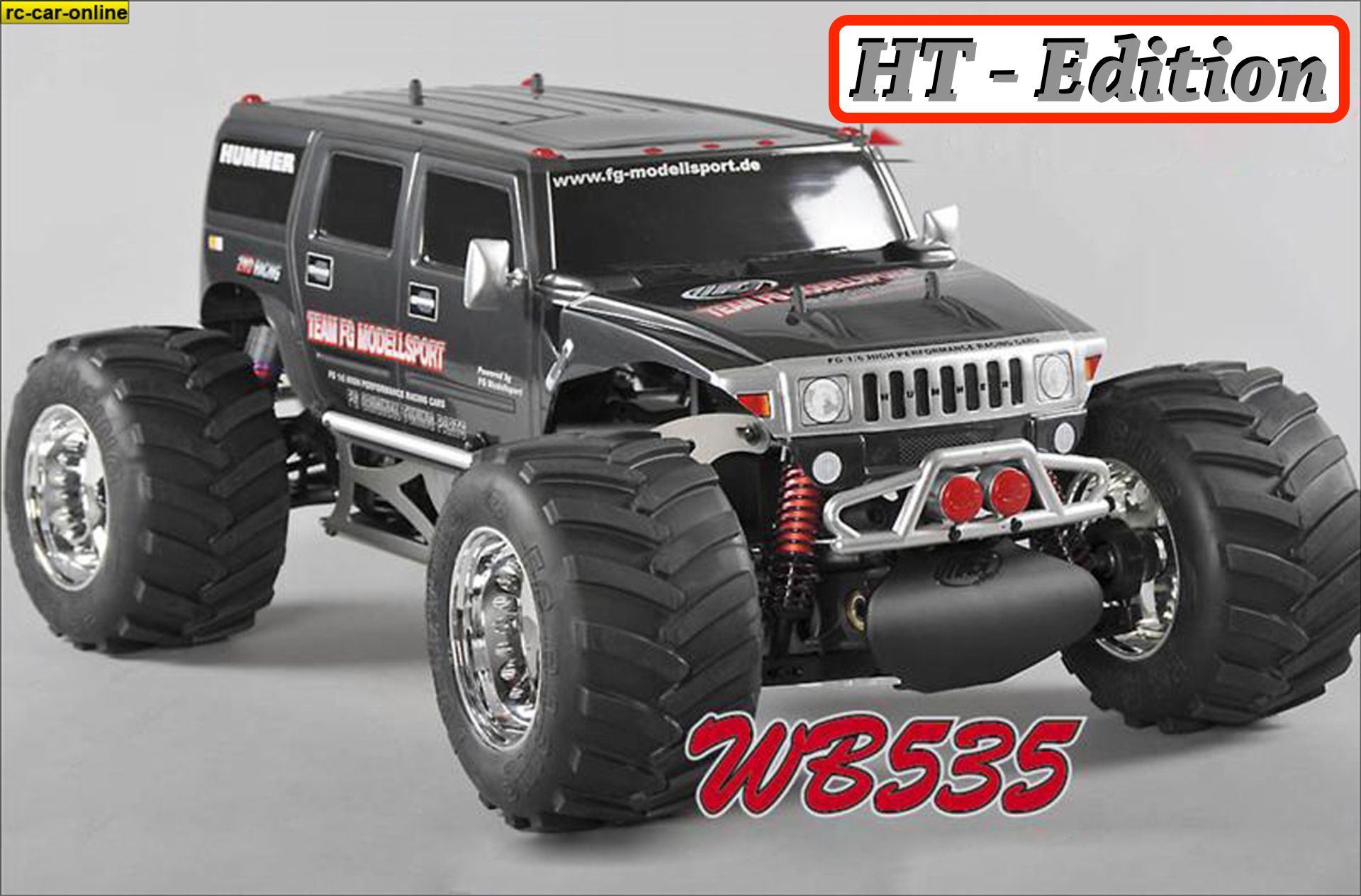 FG Monster Hummer WB535 4WD HT-Edition with yellow or black body | Schwarz/black | fg_monster ...