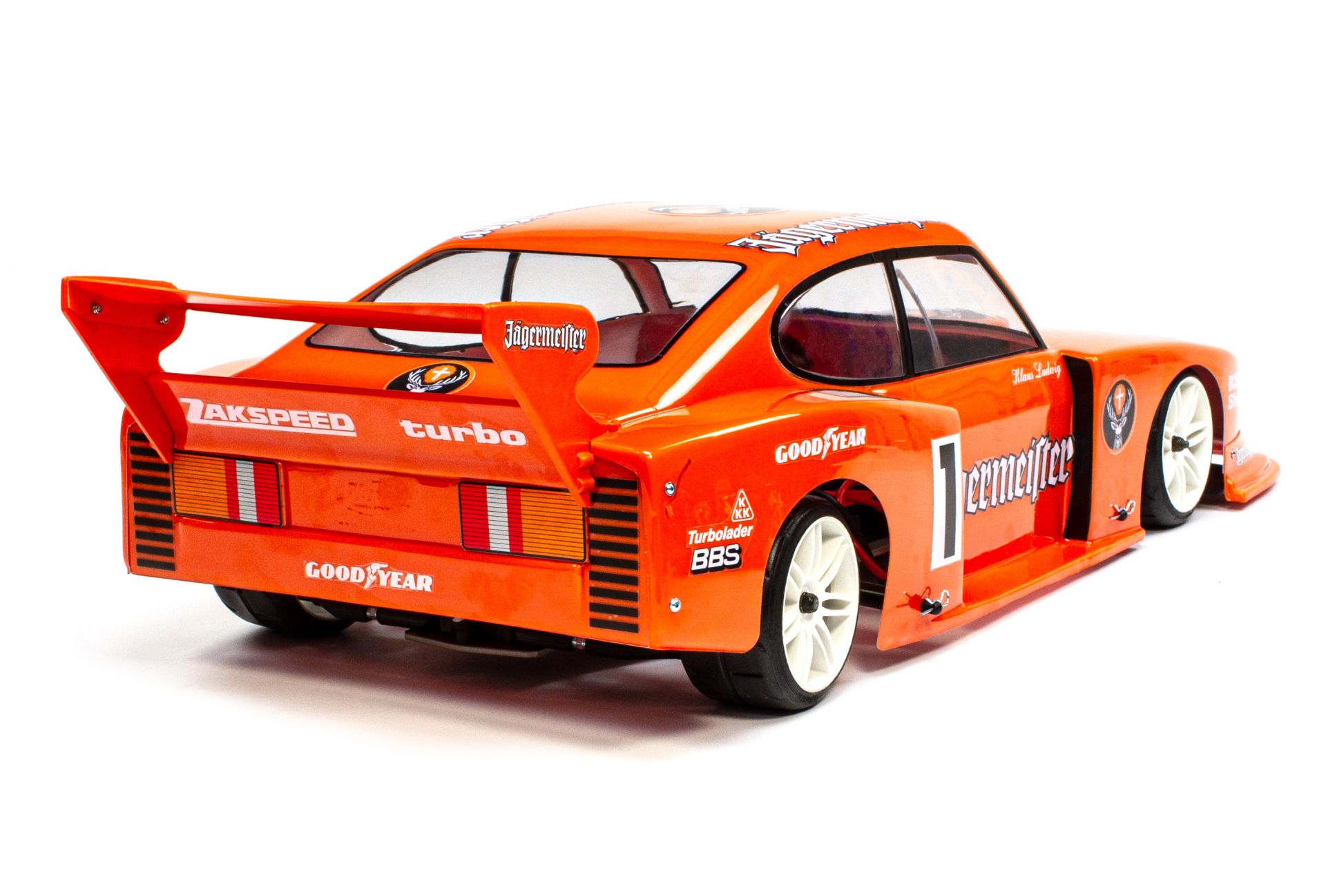 803010 Ford Capri RS Zakspeed 1/5 body shell set, clear, wheelbase 530 ...